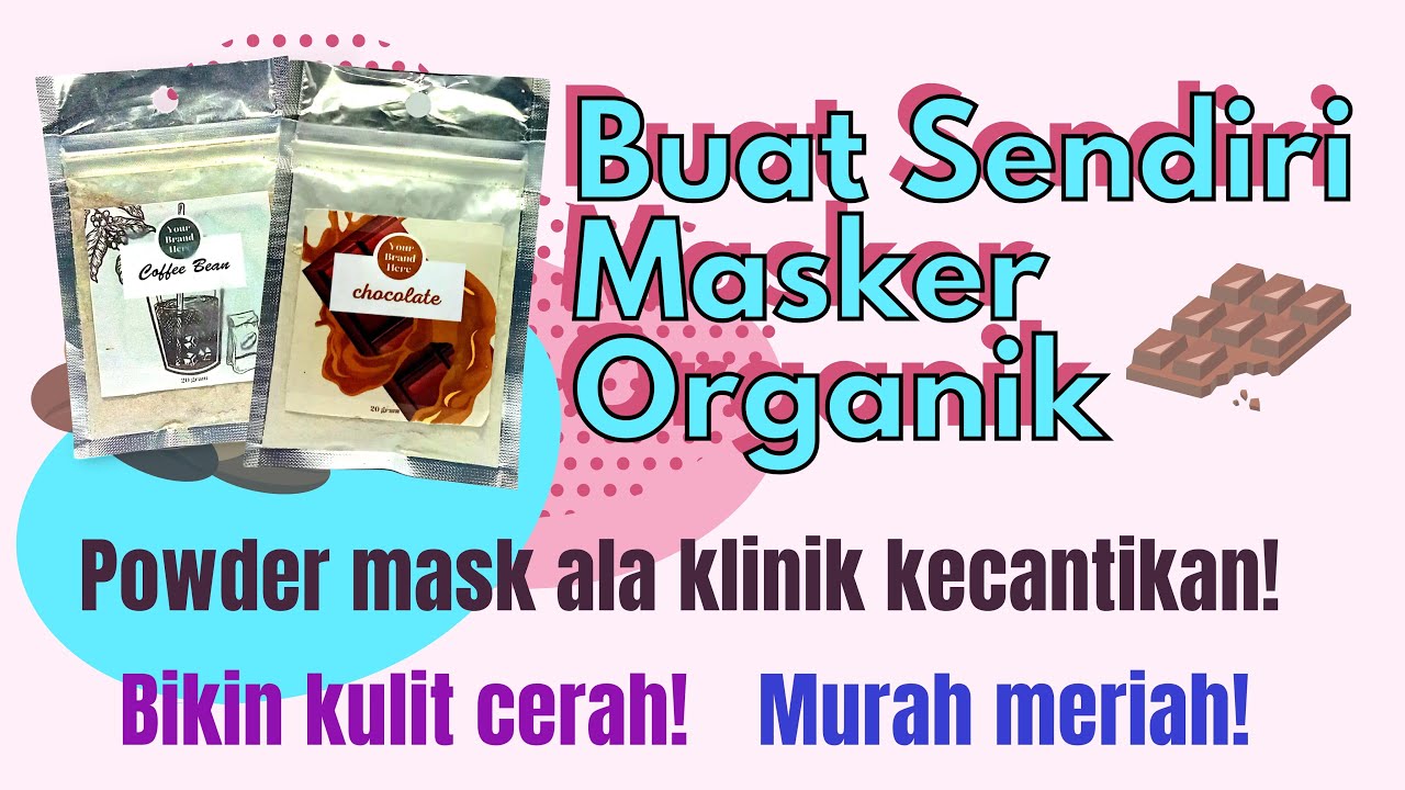TUTORIAL BIKIN MASKER BUBUK ALAMI / ORGANIK POWDER MASK DIY SKINCARE ...