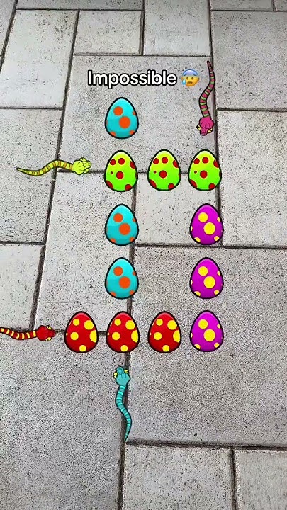 snake #coloring eggs impossible #game #tiktokgame #youcandoit # ...