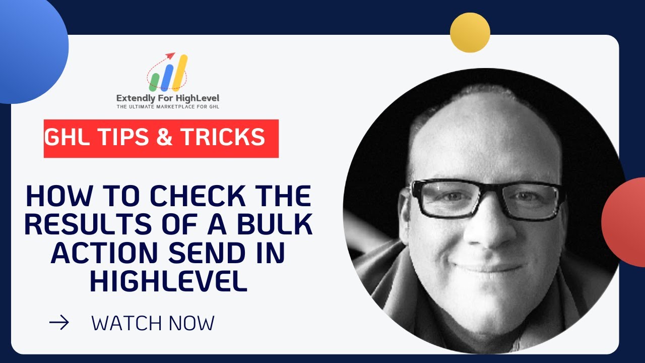 How To Check The Results Of A Bulk Action Send In HighLevel YouTube How To Check The Results Of A Bulk Action Send In HighLevel YouTube