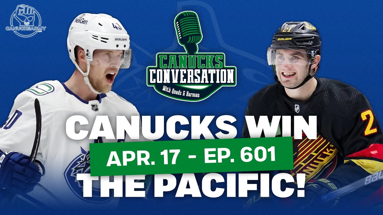 The Vancouver Canucks are Pacific Division champions | Apr 17, 2024 ...