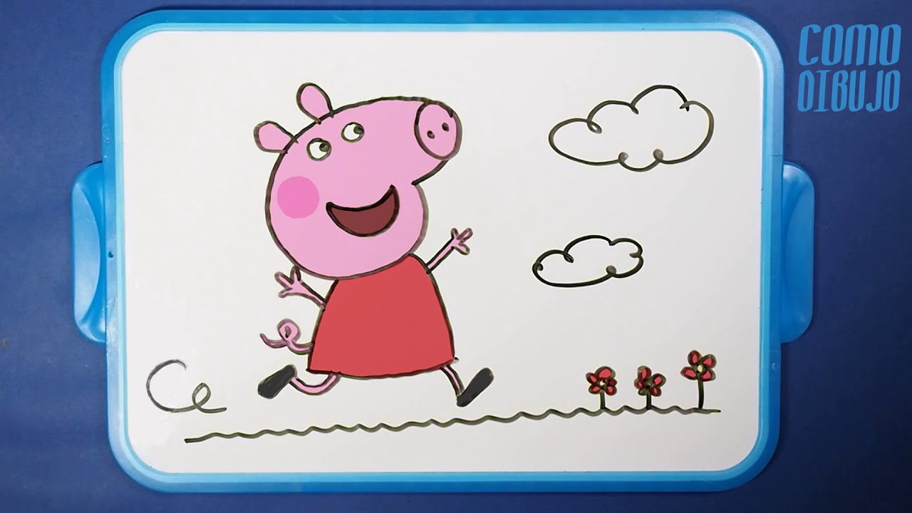 Como Dibujar Peppa Pig paso a paso | How to Draw Peppa Pig | Dibujar ...