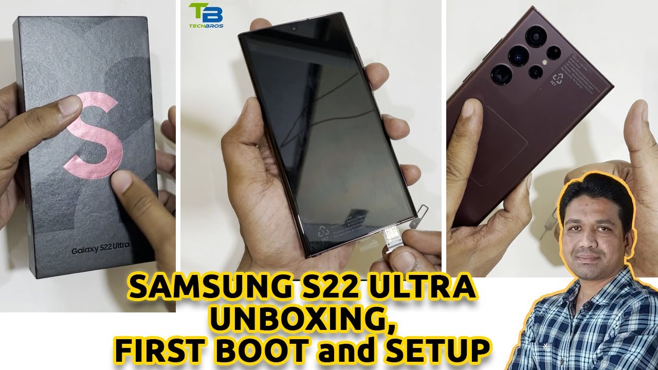 Samusng Galaxy s22 ultra unboxing and how to setup s22 ultra | First ...