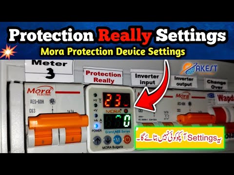 Mora Voltage & Current Protection Device Settings | Voltage Ampere ...