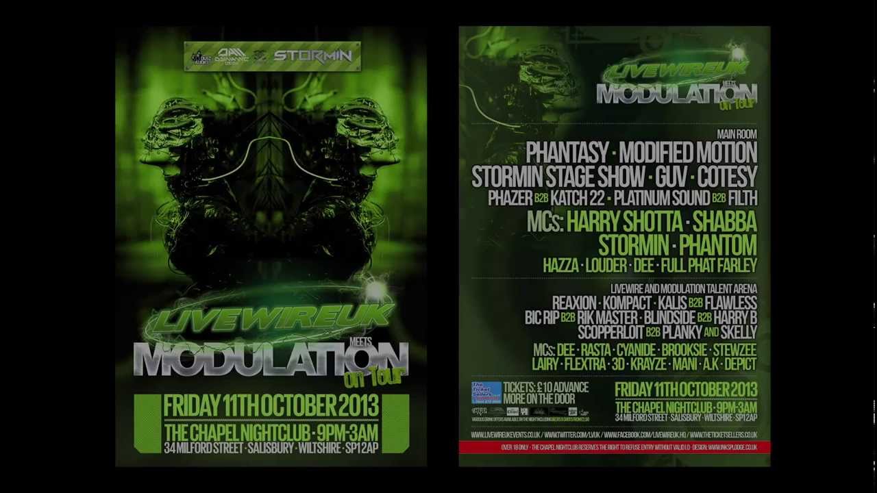 LIVEWIRE MEETS MODULATION ON TOUR! advert - YouTube