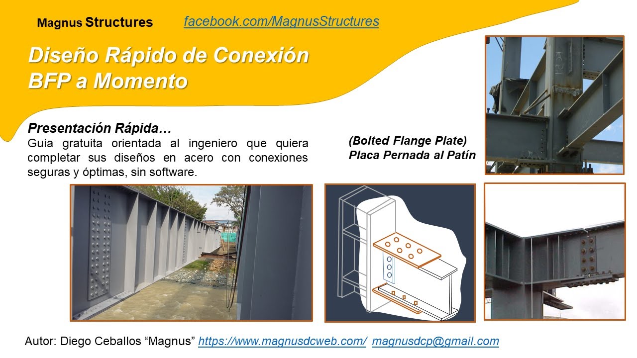 Guia de Diseño Conexion a Momento BFP - YouTube