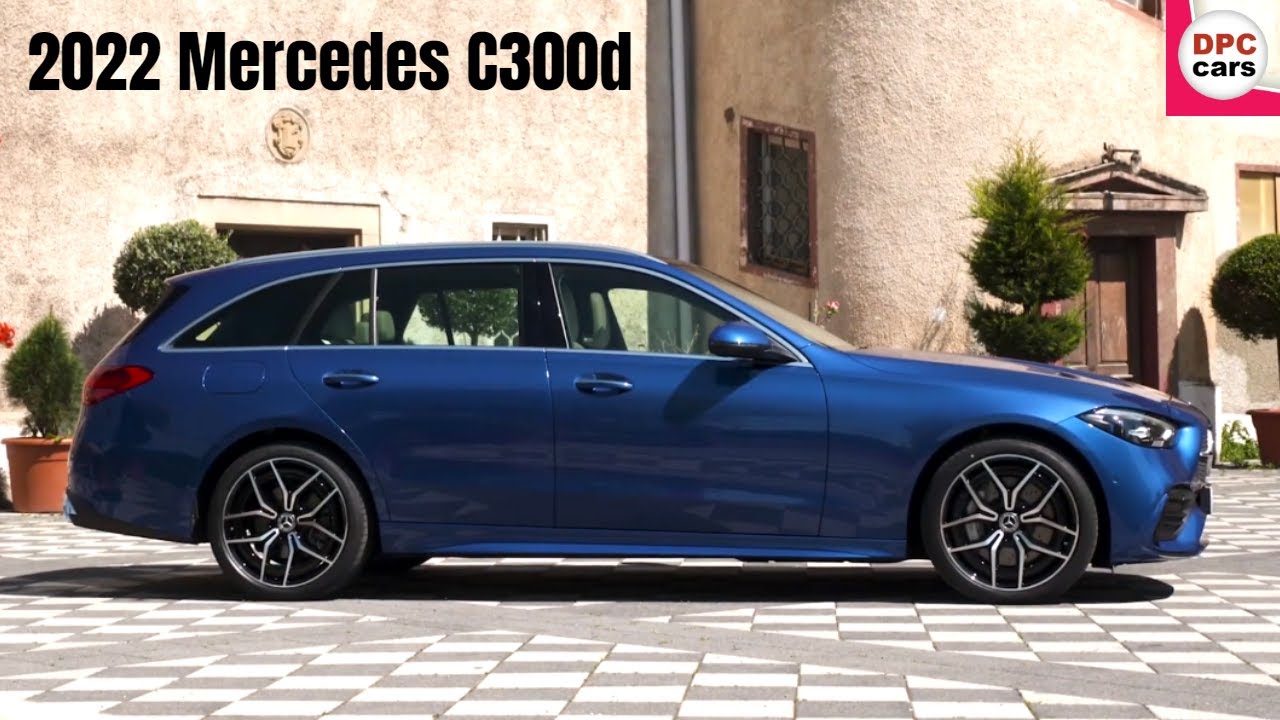 2022 Mercedes C300d C-Class Estate Wagon - YouTube