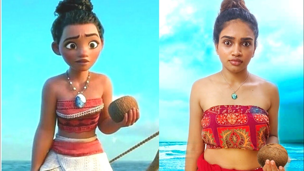I TRANSFORMED INTO MOANA!🌺//THE CUTEST MOANA MAKEOVER VIDEO!🌴🌊(Outfit ...
