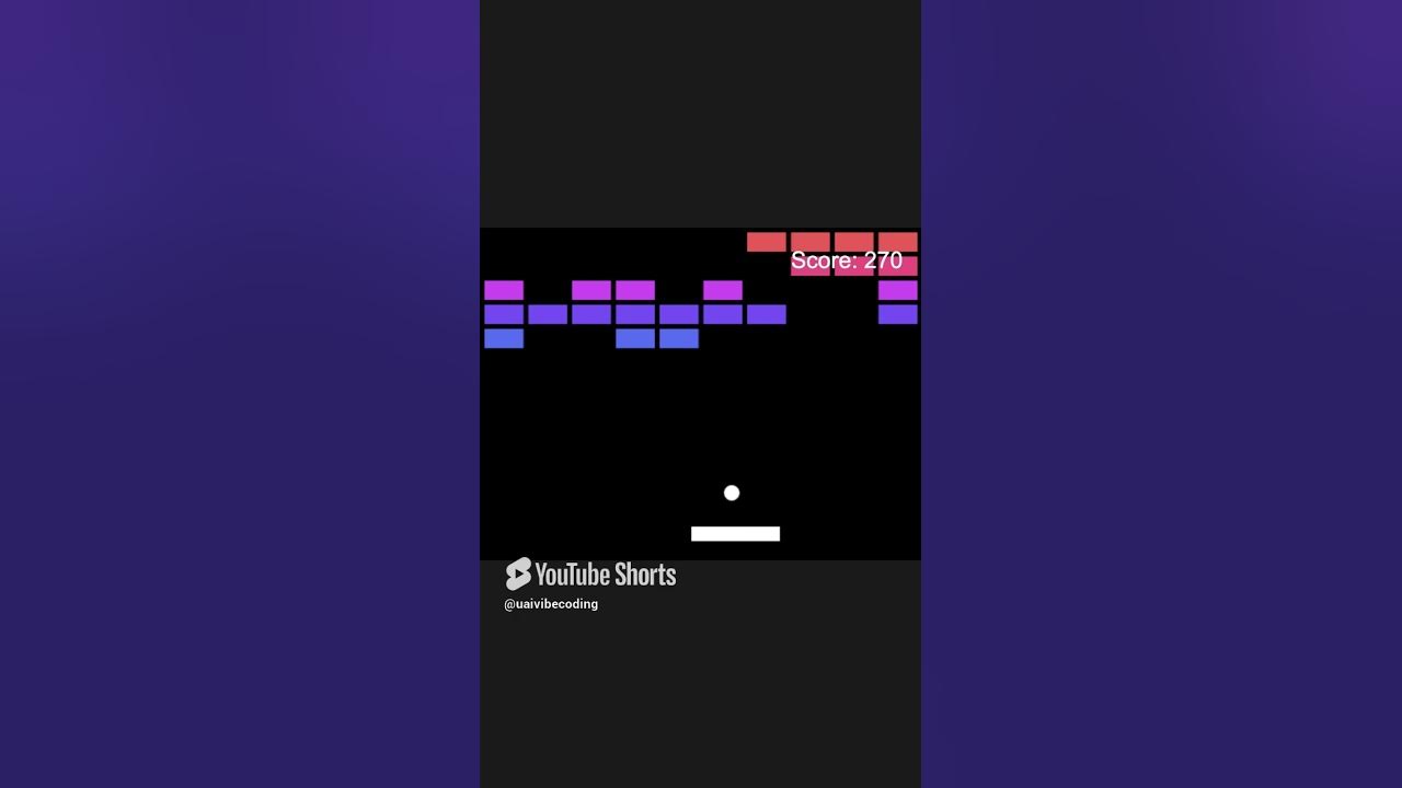 #arkanoid #vibecoding #coding #games - YouTube