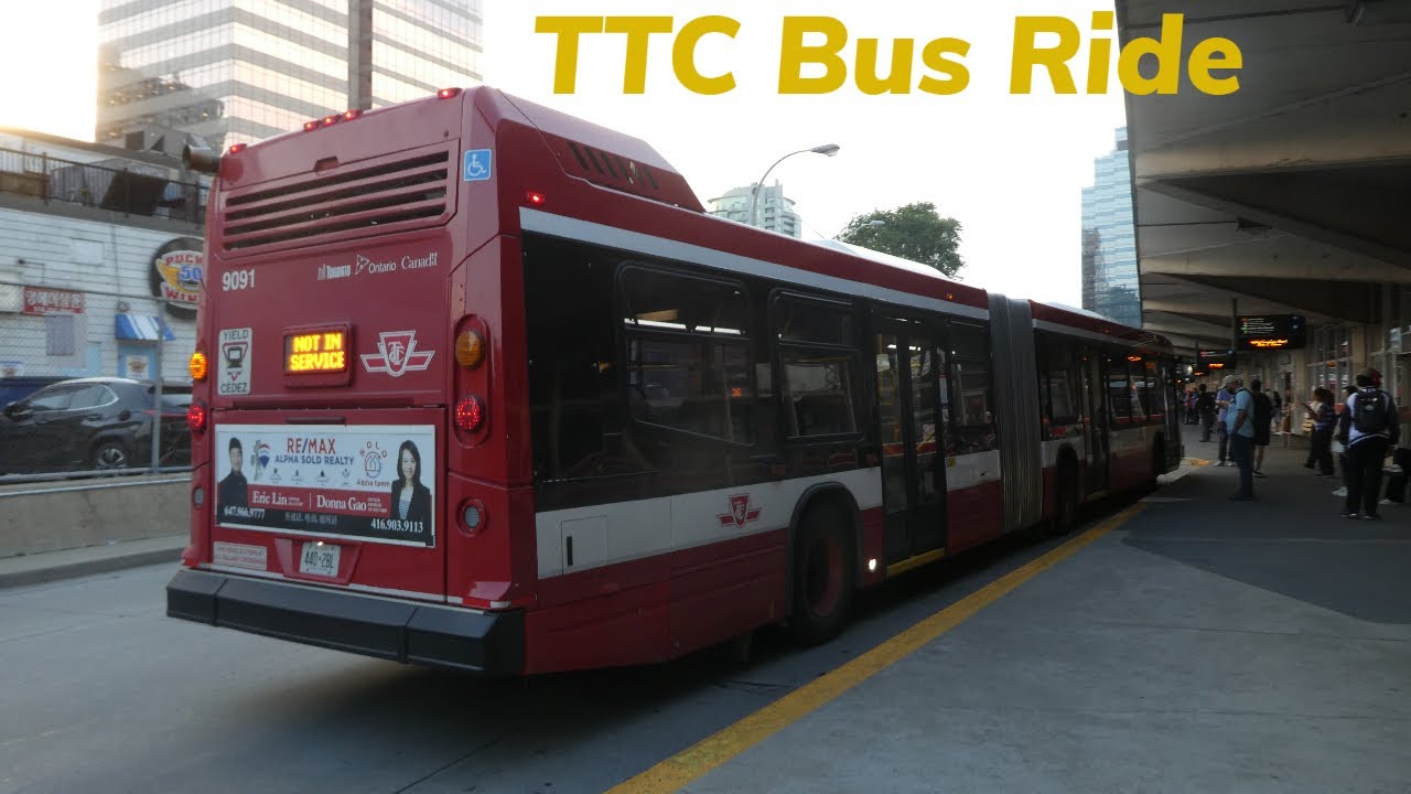 Toronto TTC 953 Steeles East Express Bus Ride - Full Route Westbound ...