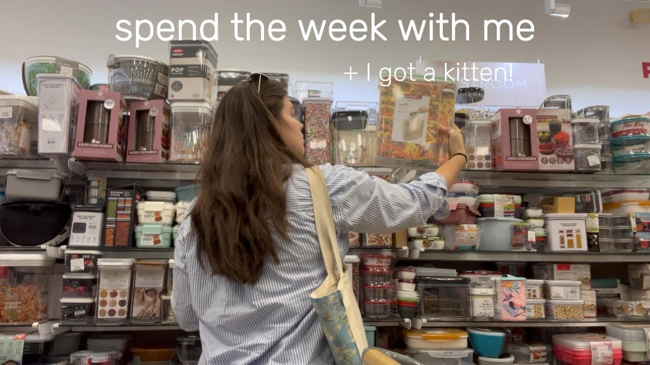 spend a random week with me - YouTube