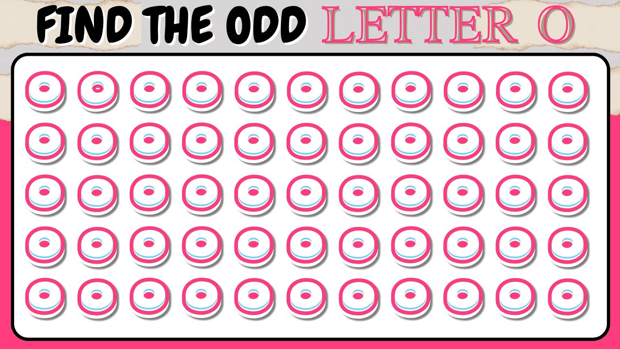 Find The ODD One Out - Letter O Emoji | #019 - YouTube