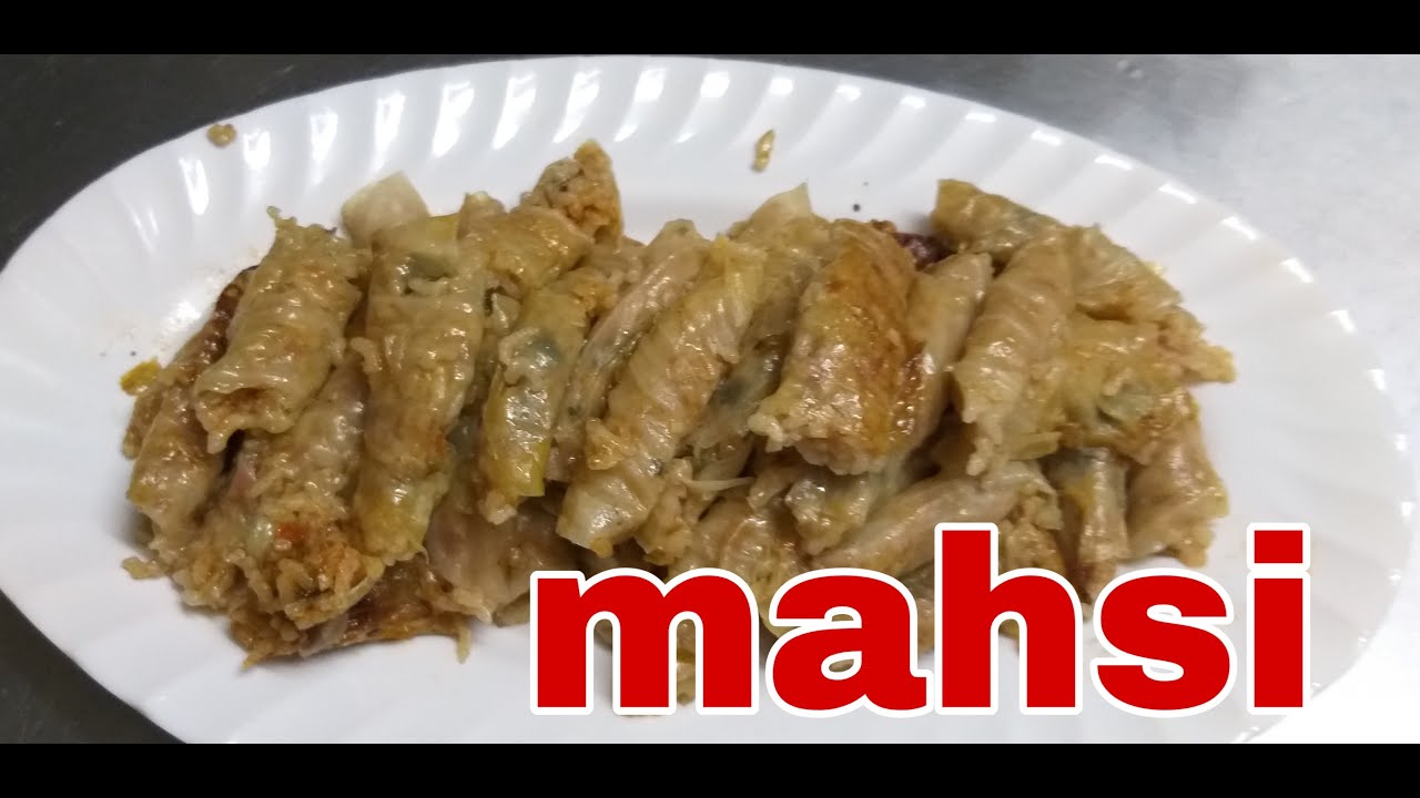 Cara bikin mahsi - YouTube