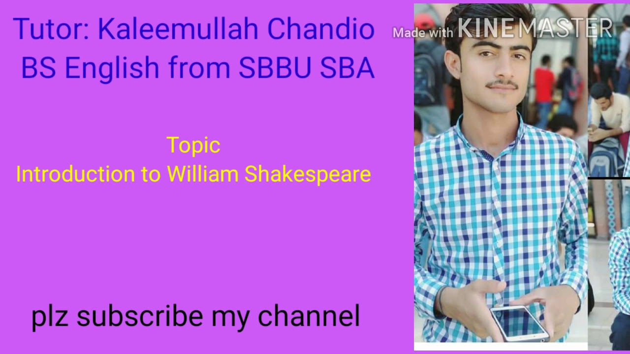 Introduction to William Shakespeare in Elizabethan age in history of ...