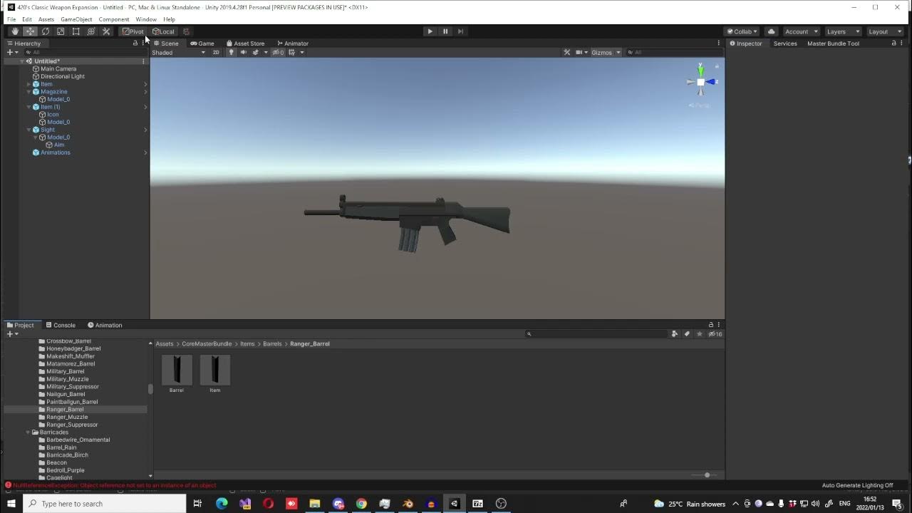 How to make a complete Unturned gun in 2022 (PART 7 - bundling into .unity3d files) - YouTube
