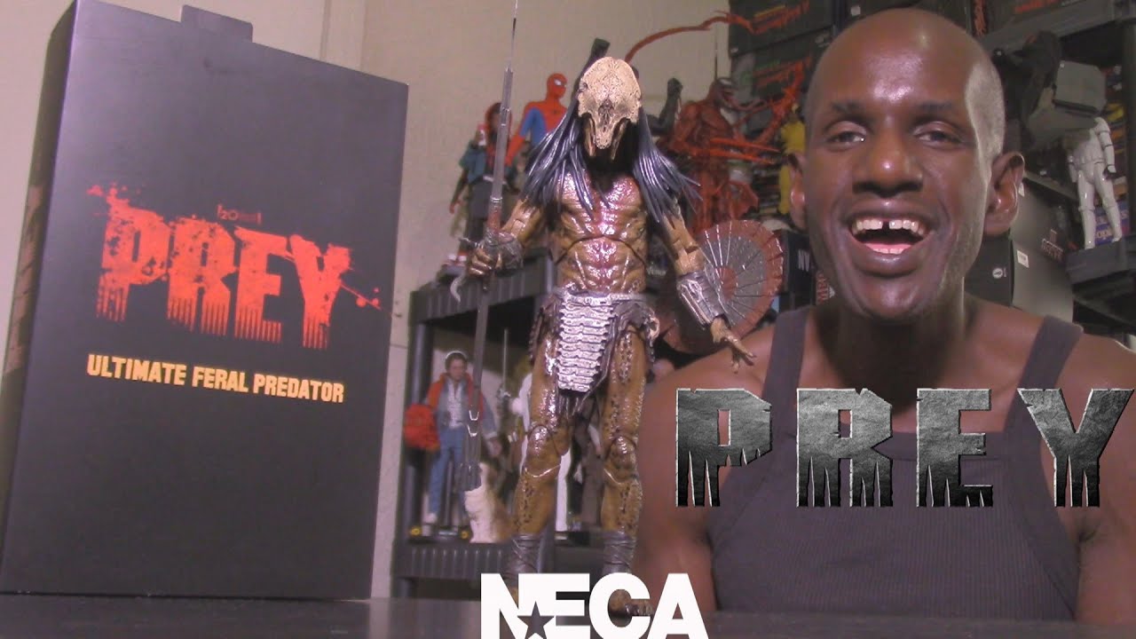 NECA Prey Ultimate Feral Predator Figure Review - YouTube