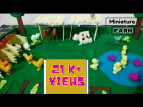 DIY Miniature Farm | Easy Project For Kids 🐣 - YouTube