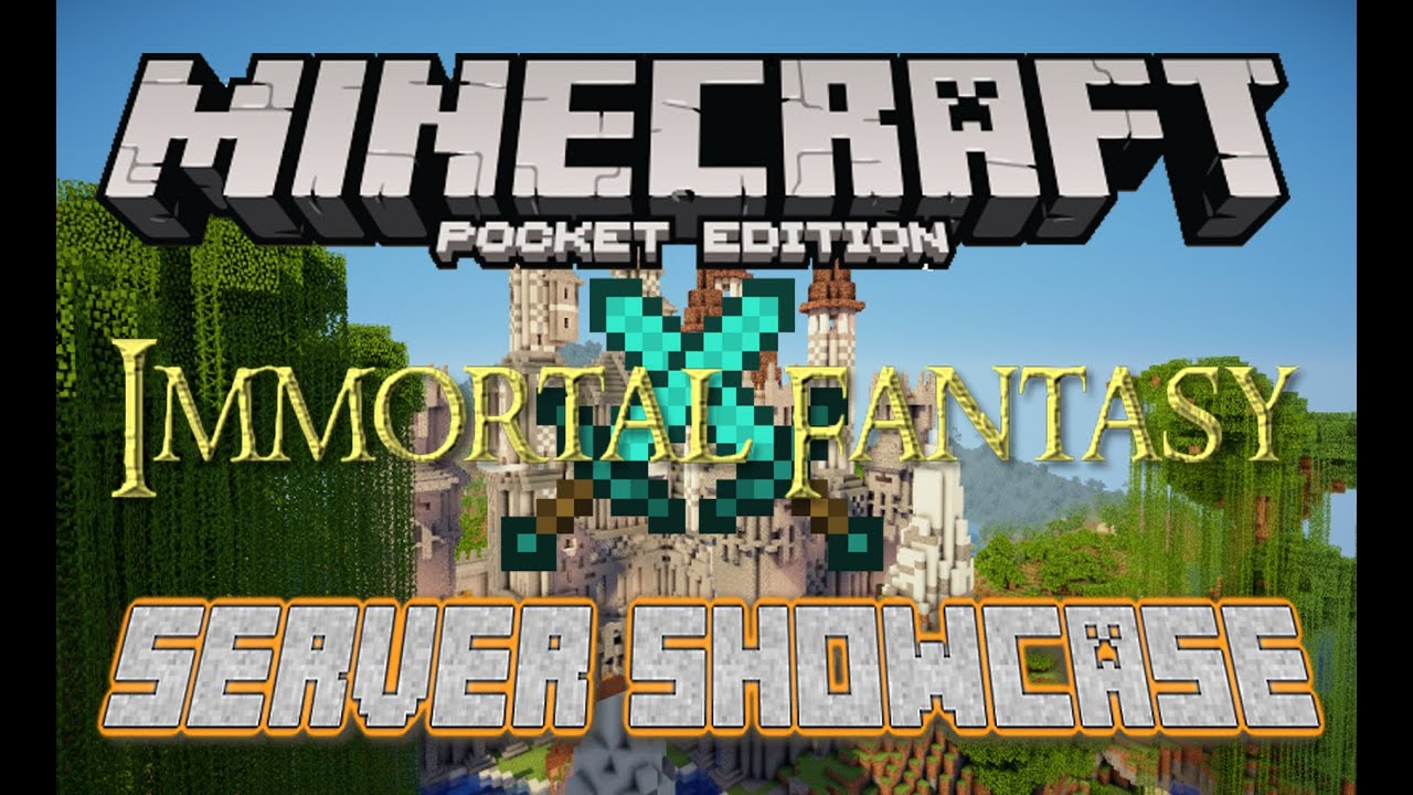IMMORTAL FANTASY Factions Server - Minecraft Pocket Edition - YouTube