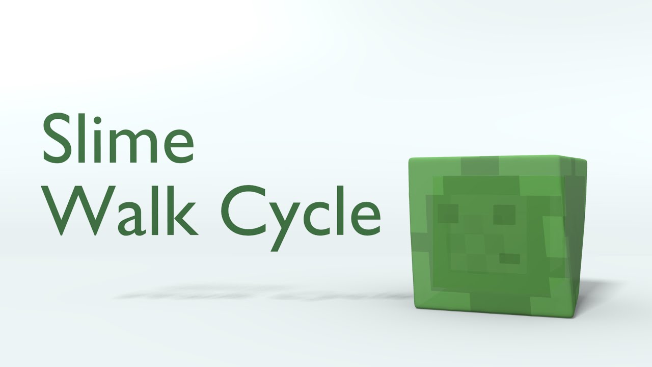 Slime Walk Cycle | A Minecraft Flash Animation - YouTube