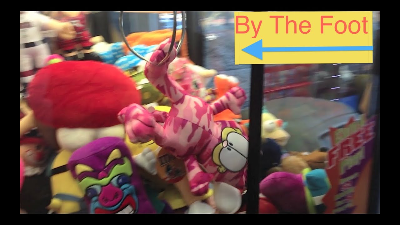Claw Machine CRAZY Garfield WIN! + MORE - YouTube