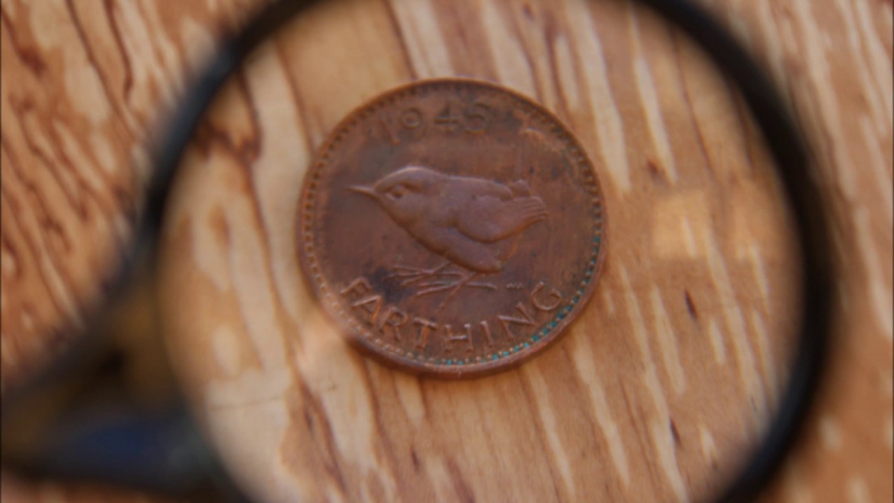 1 Farthing George VI 1945 United Kingdom - YouTube