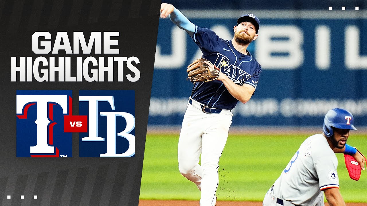 Rangers vs. Rays Game Highlights (4/3/24) | MLB Highlights - YouTube