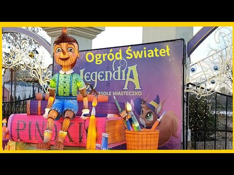 OGRÓD ŚWIATEŁ PINOKIO 🎡Park rozrywki LEGENDIA w Chorzowie ⭐The Garden ...