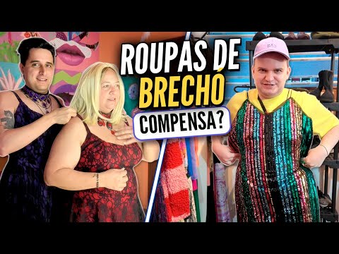 TOUR pelo BRECHÓ de 6 ANDARES + PROVANDO ROUPAS