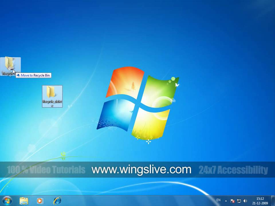 First Look at the Windows 7 Interface - Wingslive.com - Windows Video ...