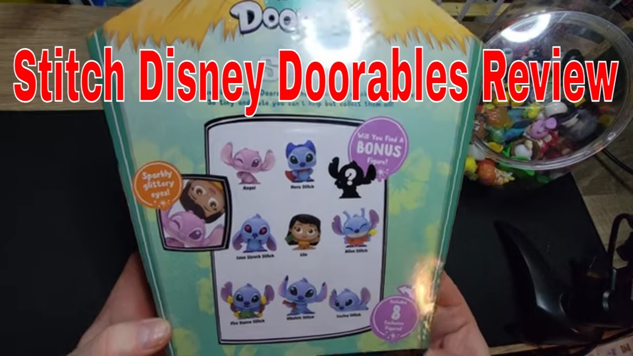 Disney Doorables STITCH 8 figure set Unboxing - YouTube