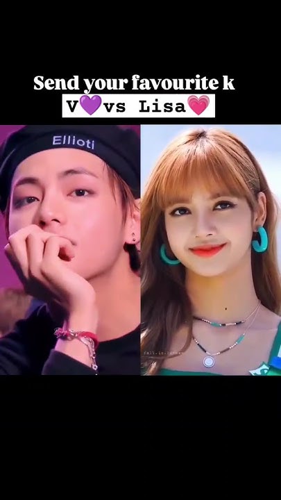 V💜vs Lisa💗#ytshorts #bts #btsarmy #btsshorts #lisa #blink #blackpink #taehyung #like #subscribe ...