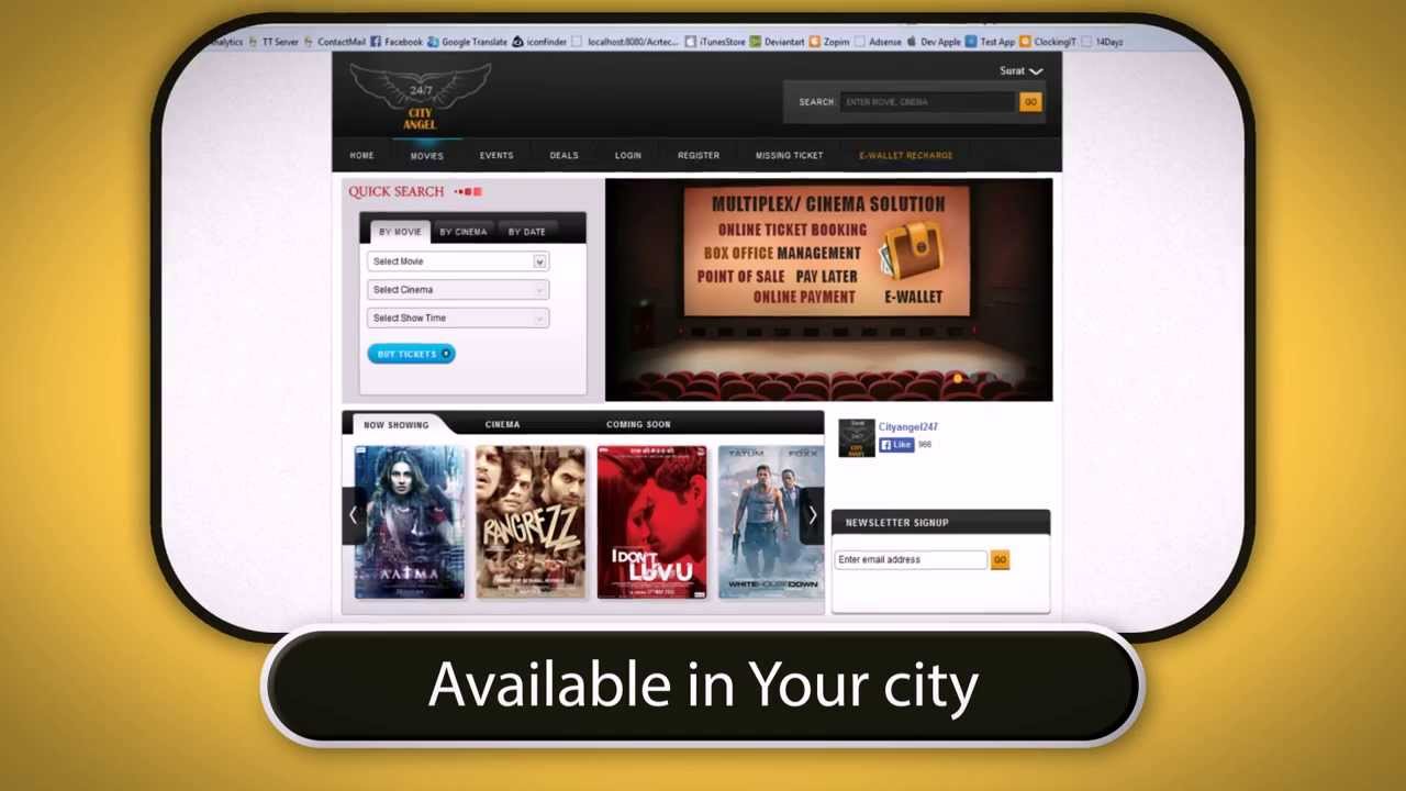 Movie Booking System- Cinema Box Office system - YouTube
