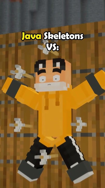Java Skeletons vs Bedrock Skeletons (Part 2) #shorts - YouTube