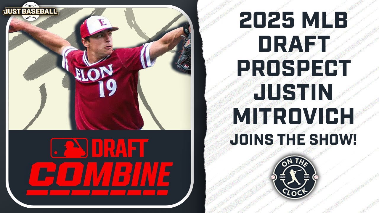 MLB Draft Combine: RHP Justin Mitrovich, Elon - YouTube