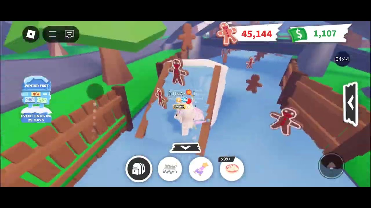 Melt off/gingerbread ice skating in Adopt me Roblox! 🥶 - YouTube