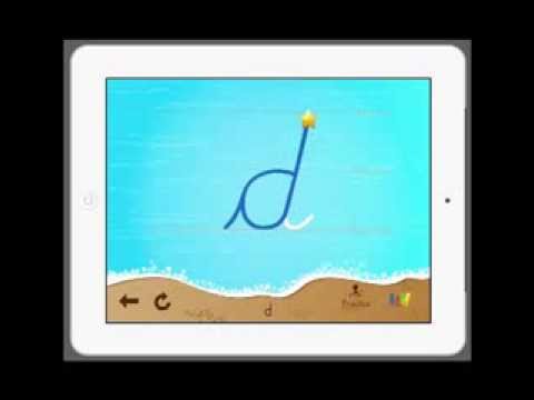 Conquering Cursive App for iPad - YouTube