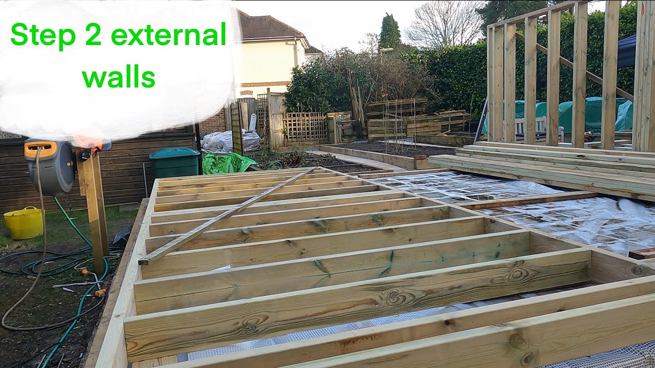 Constructing the external walls - YouTube