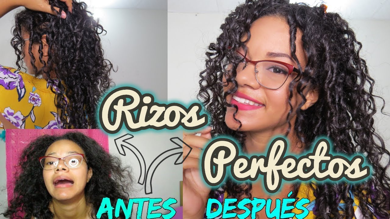 RUTINA PARA TENER RIZOS PERFECTOS - YouTube