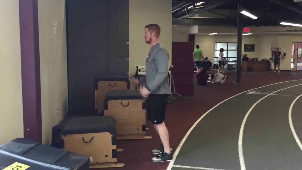 Straight Leg Box Jumps - YouTube