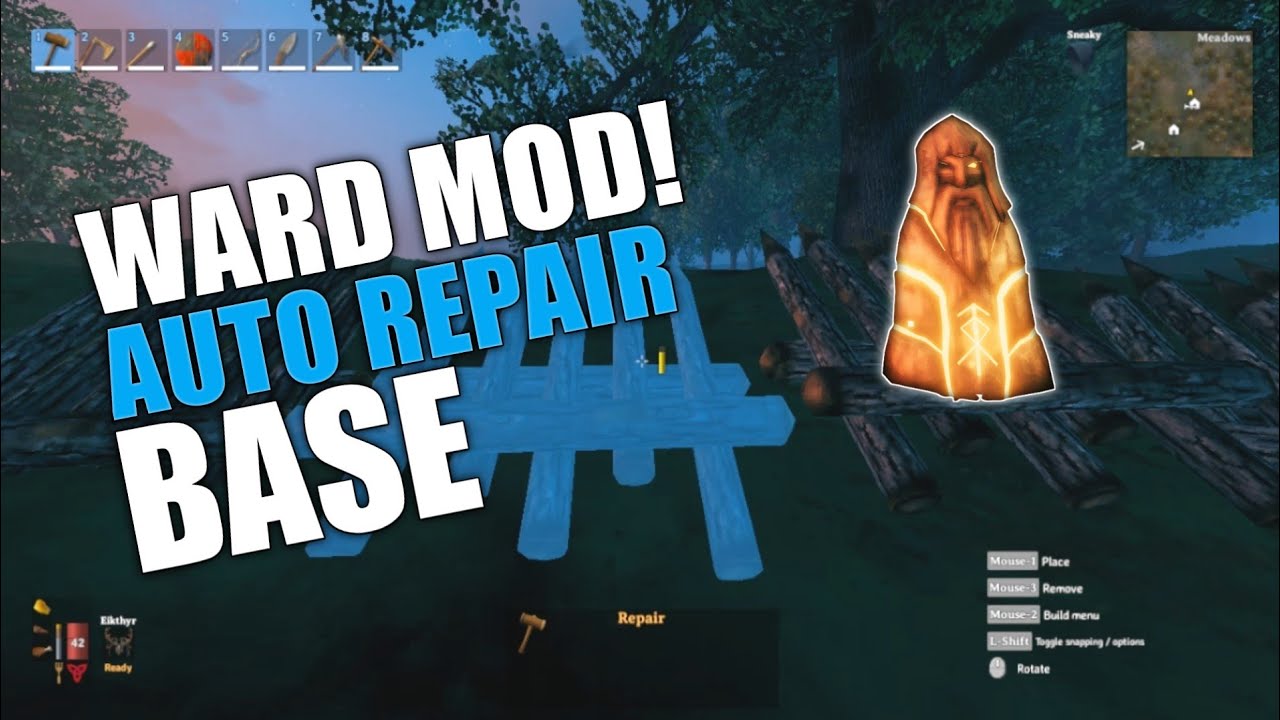 Valheim | How to set up & install Handy Ward MOD! - YouTube