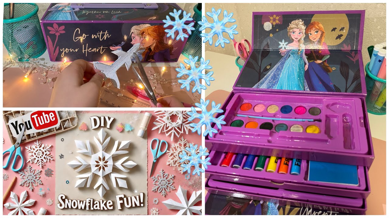How to Make Frozen-Inspired Paper Snowflakes | Easy Winter Activity ...