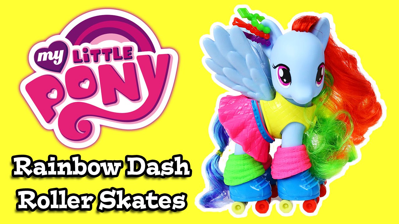My Little Pony Rainbow Dash Roller Skates - YouTube