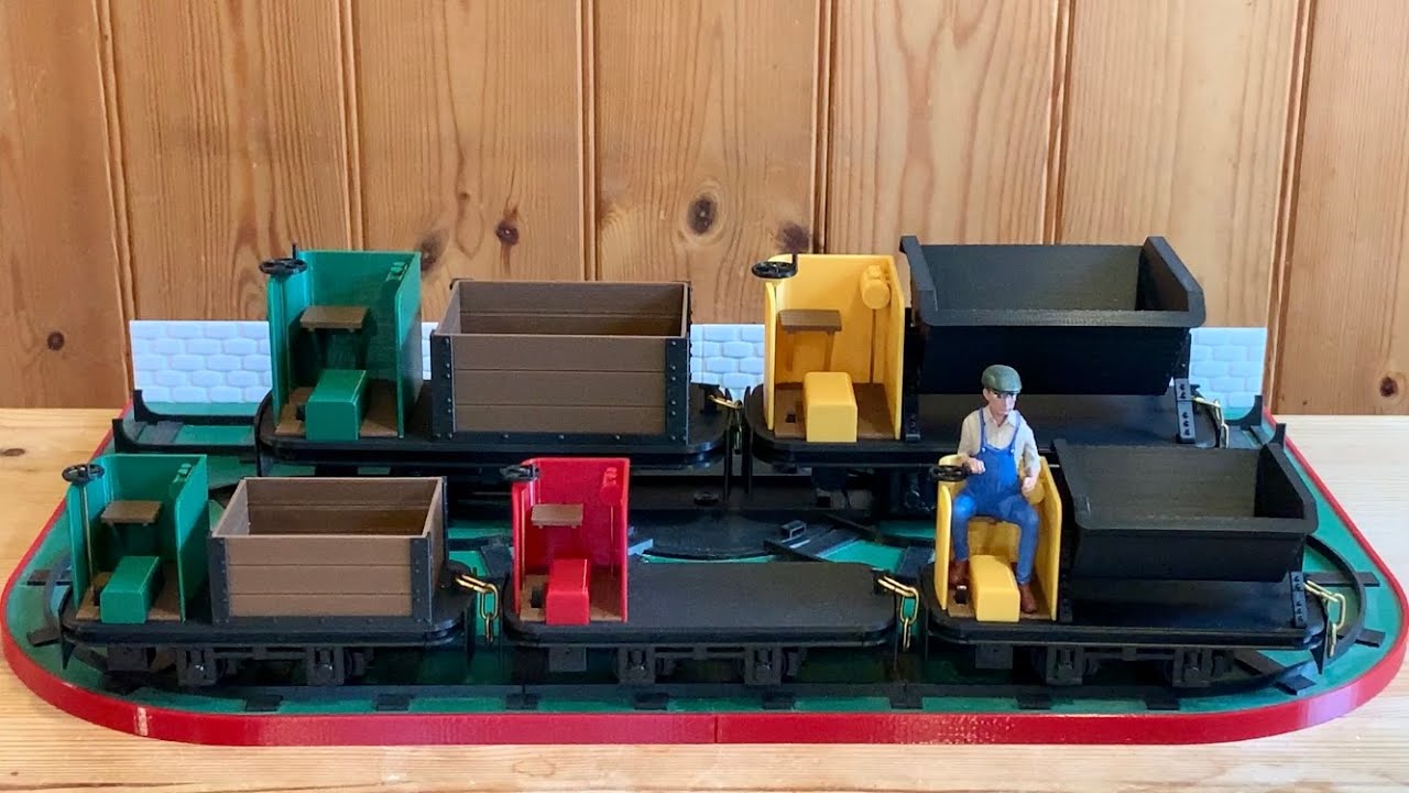 Planet 6hp motor driven truck in 16mm and 7/8ths inch scale on a micro ...