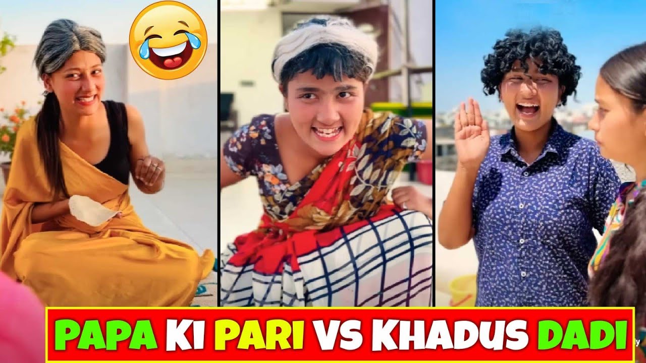 papa ki pari Or Khadus dadi #comedy #funny - YouTube