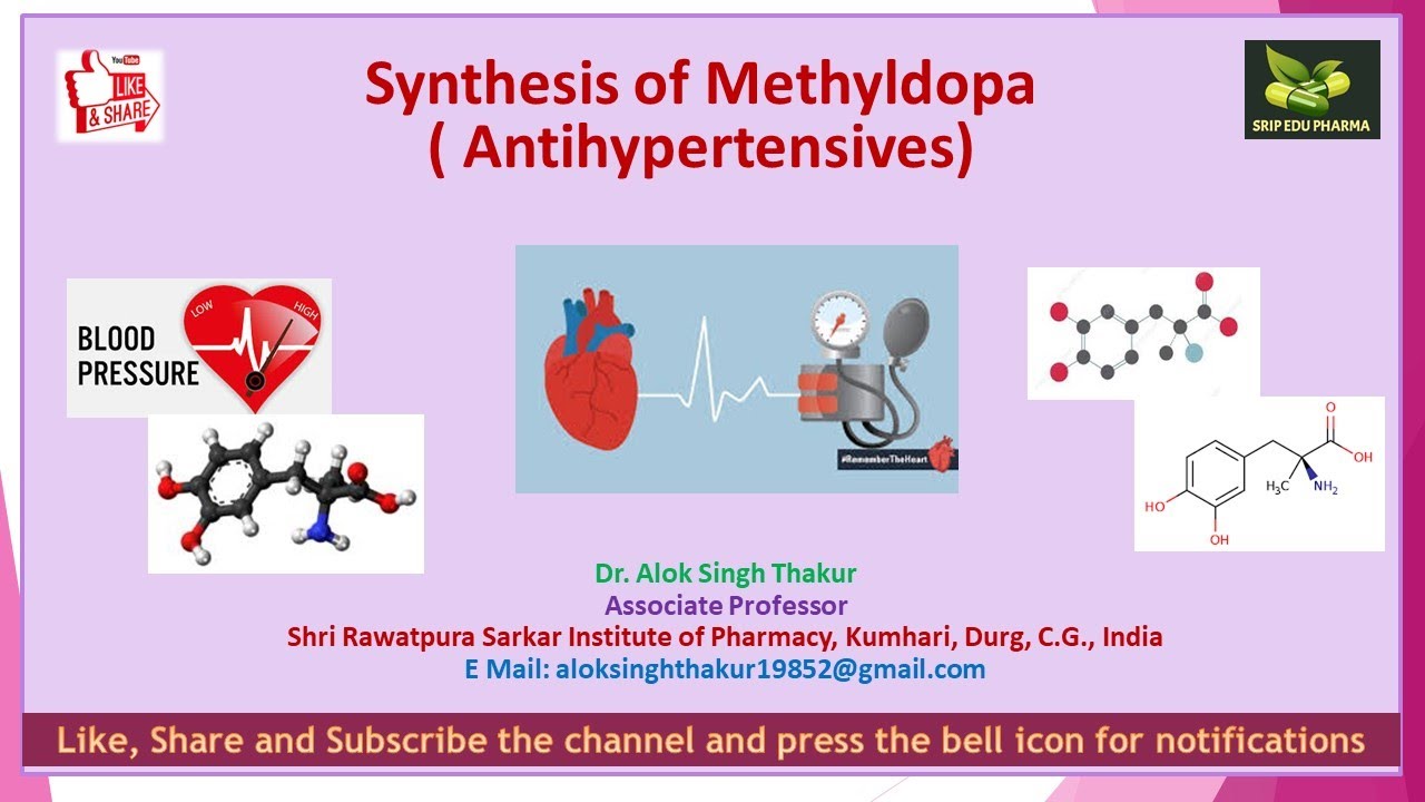 Synthesis of Methyldopa ( Antihypertensives) - YouTube