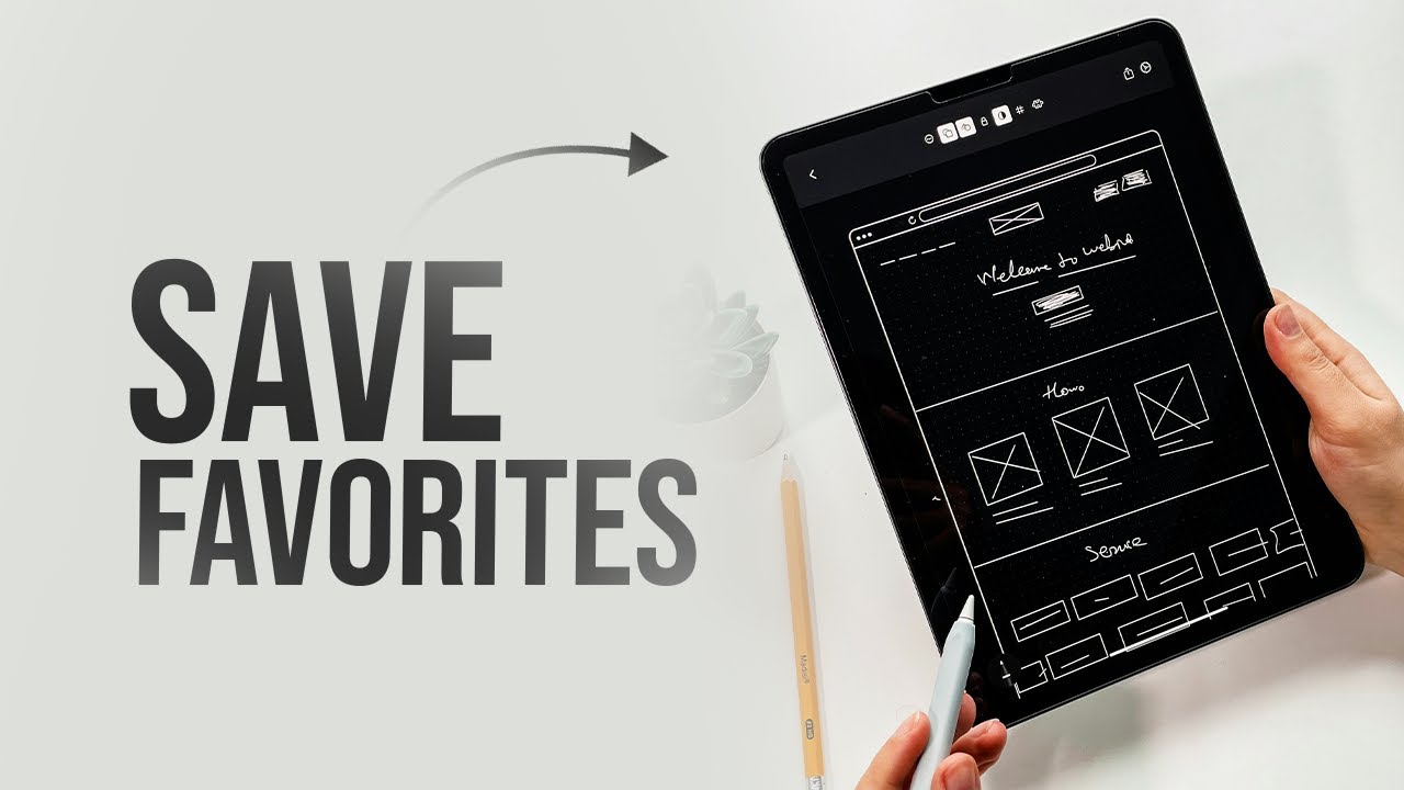 How to Save Favorites on iPad (tutorial) - YouTube