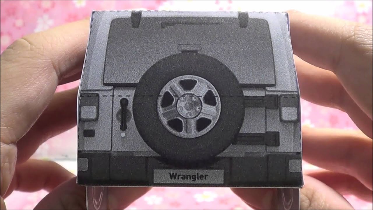 Papercraft Jeep Wrangler 3 Door - YouTube
