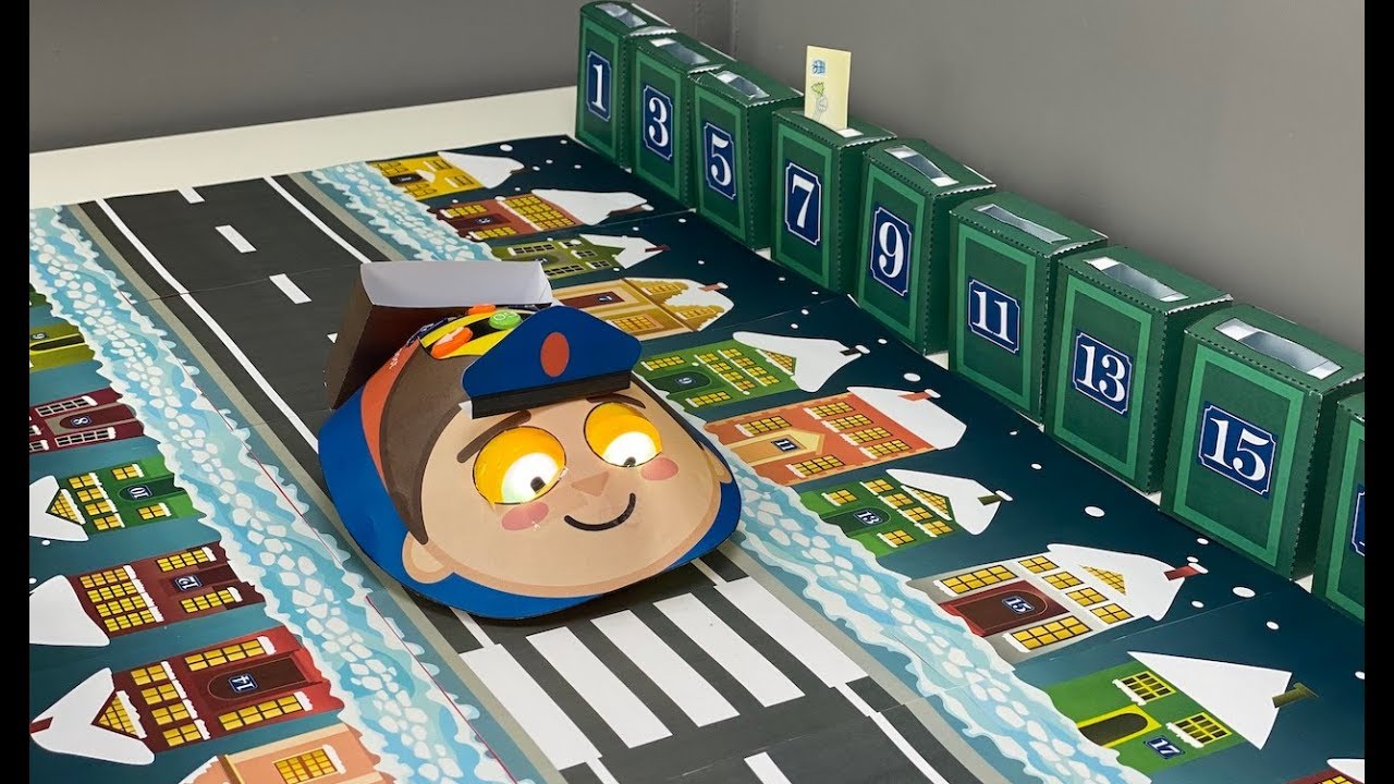 Bee-bot mat kerstkaarten en post - YouTube