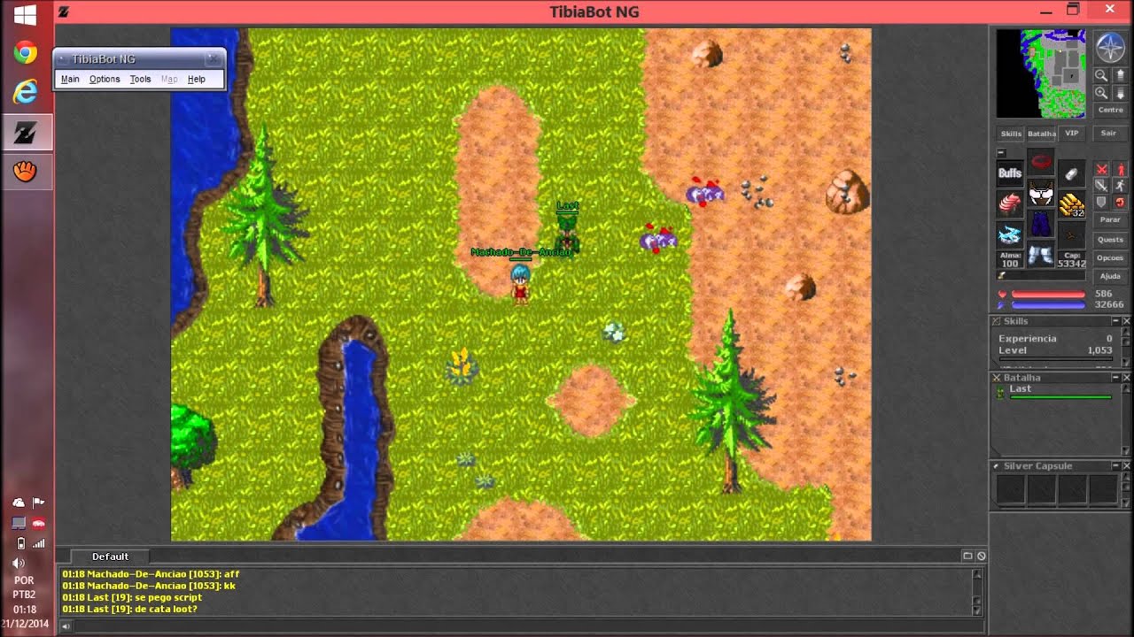 Wodbo como catar loot de tibiabot 4.5.5 - YouTube