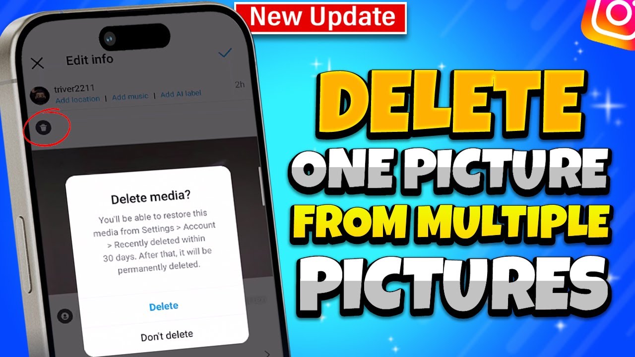 How To Delete One Picture From Multiple Pictures | How to Delete One ...