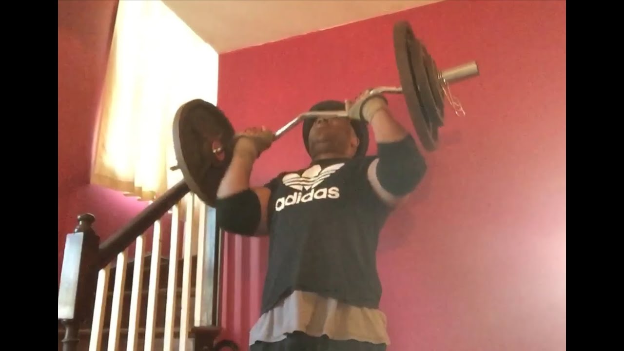 TRY THIS BRUTAL SHOULDER PRESS UPWARD PYRAMID A TRY..115, 135, 150 ...